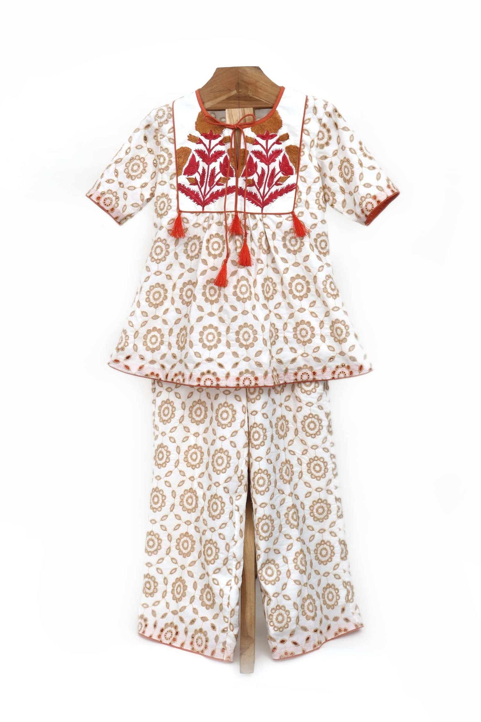BLOCK PRINT PANTS CO-ORD SET